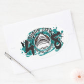 Shark City Bay Area 408 Sticker | Zazzle