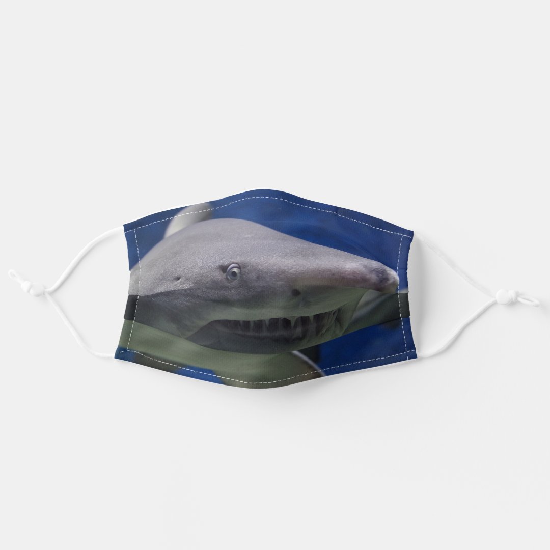 Shark Face Mask | Zazzle