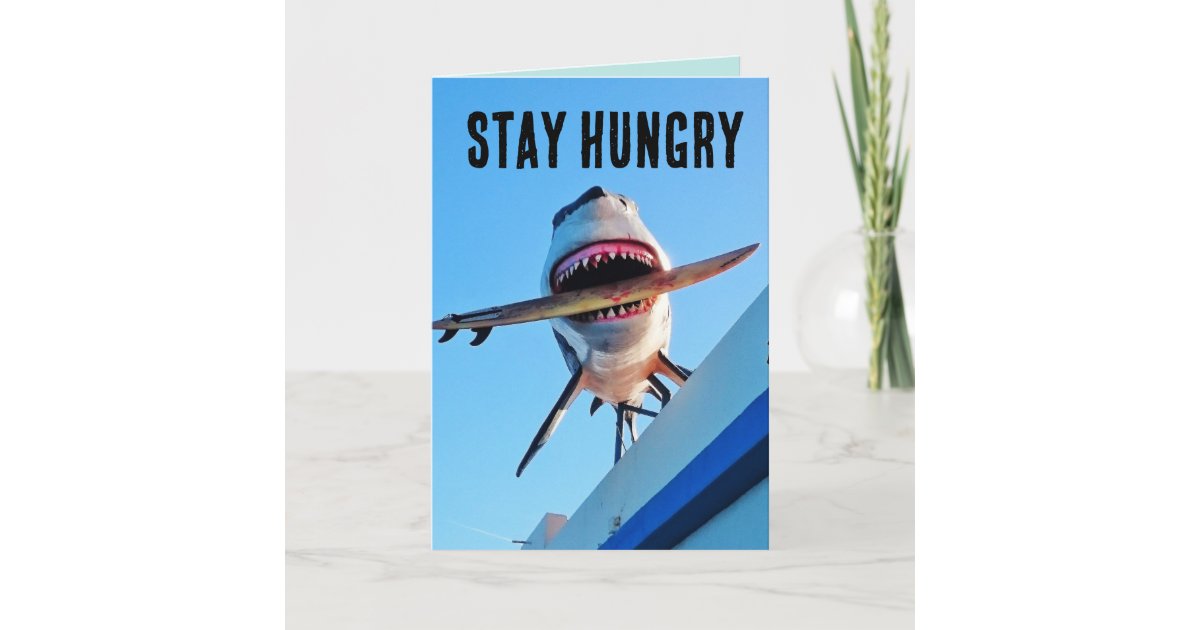 SHARK GRADUATION GREETING CARD | Zazzle