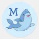 Shark Kid Cute Kawaii Name Envelope Seal Sticker | Zazzle