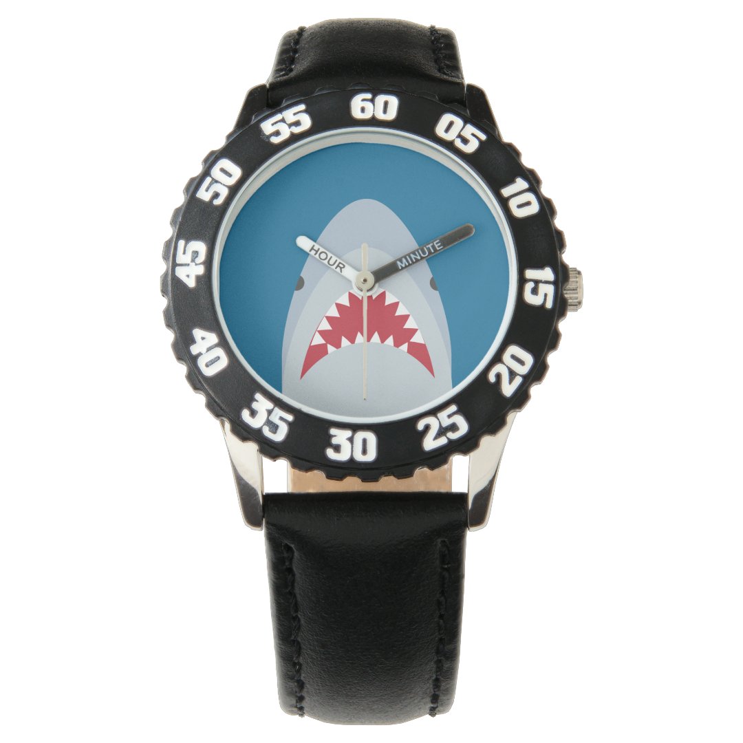 Shark Kids' Wrist Watch | Zazzle