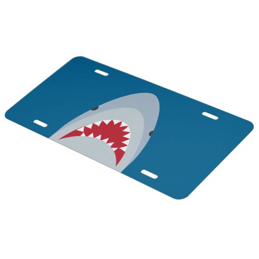 Shark License Plate | Zazzle