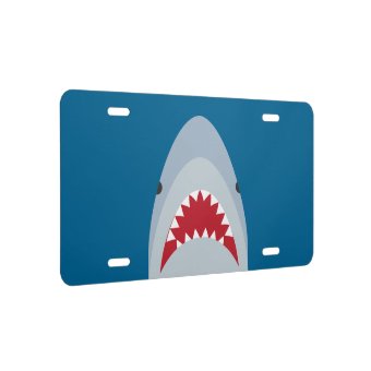 Shark License Plate | Zazzle