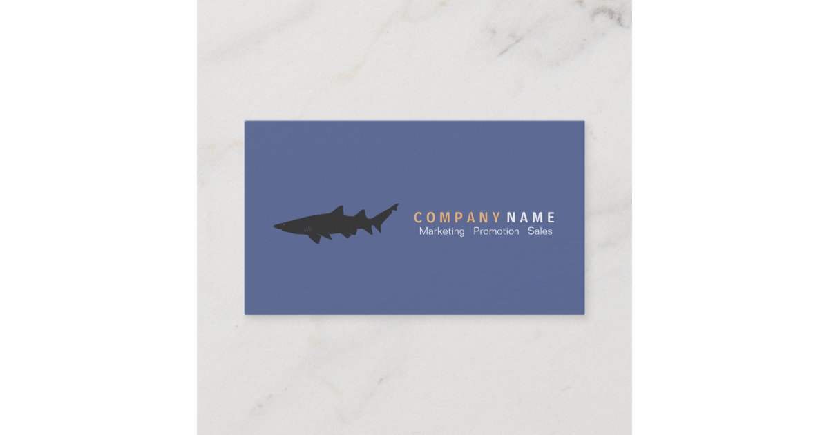 Shark Logo Business Card | Zazzle