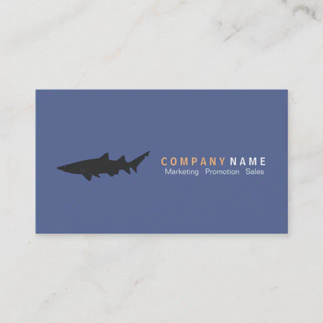 Shark Logo Business Card | Zazzle