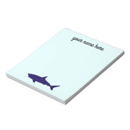 Shark Personalized Stationery Notepad | Zazzle