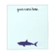 Shark Personalized Stationery Notepad | Zazzle
