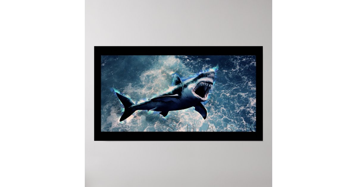 Shark Poster | Zazzle