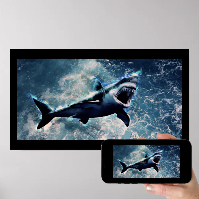 Shark Poster | Zazzle