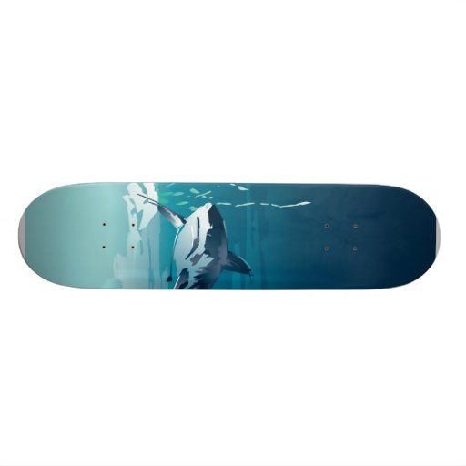 shark skate board | Zazzle