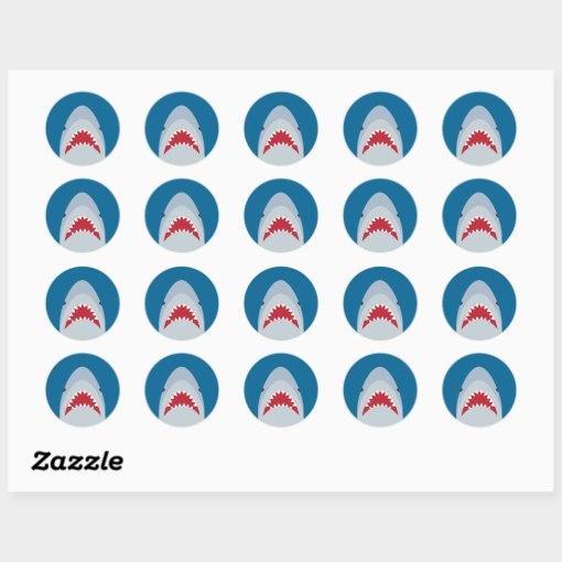 Shark Stickers | Zazzle