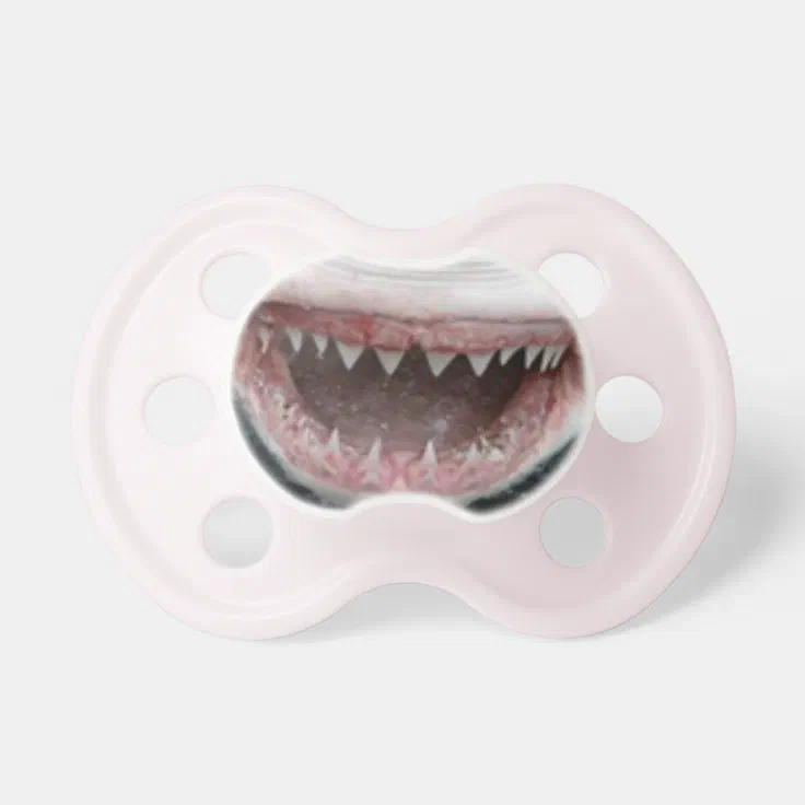 SHARK TEETH PACIFIER | Zazzle
