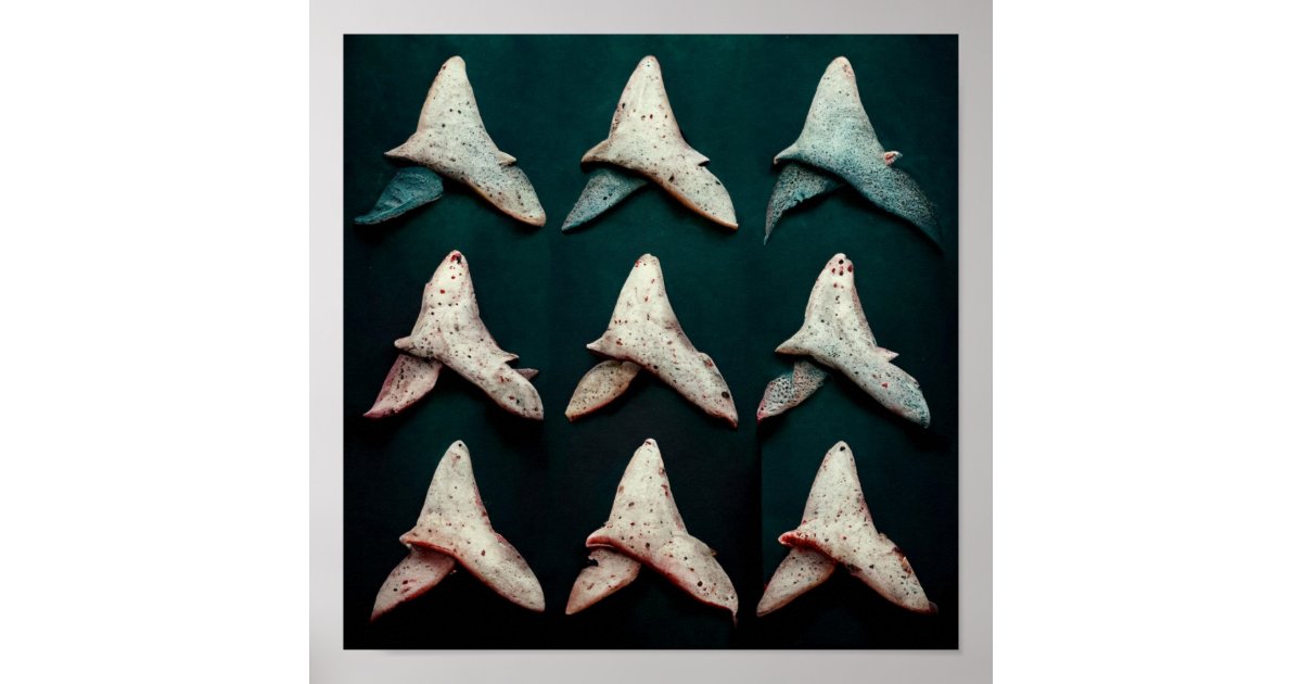 Shark Teeth: Poster | Zazzle