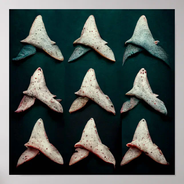 Shark Teeth: Poster | Zazzle
