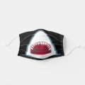 SHARK TEETH SMILE kids Adult Cloth Face Mask | Zazzle