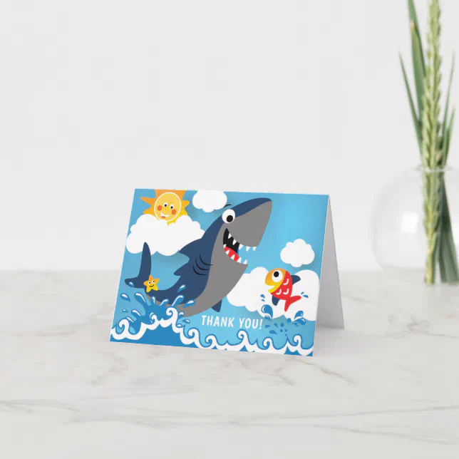 Shark Thank You Note | Zazzle