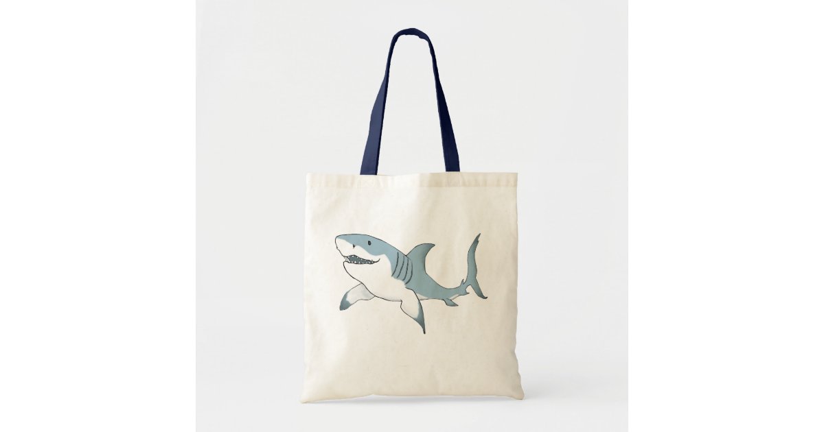 Shark tote bag | Zazzle
