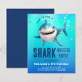 Shark Under The Sea Birthday Budget Invitation | Zazzle