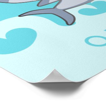 Shark You Are Jawsome Boys Room Poster | Zazzle