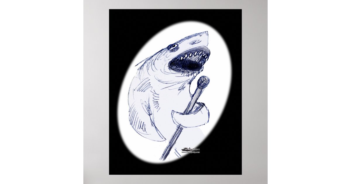Sharkey Finatra Poster | Zazzle