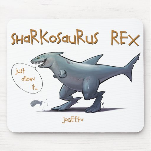 Sharkosaurus REX Mouse Pad | Zazzle