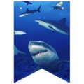 Sharks Banner Flags | Zazzle