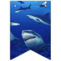 Sharks Banner Flags | Zazzle