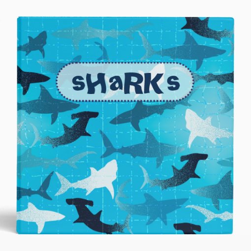 sharks! binder | Zazzle