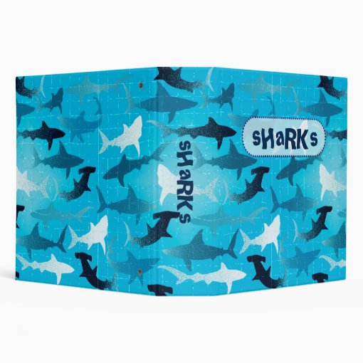 sharks! binder | Zazzle