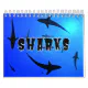 Sharks Collection Showcase Wall Calendar | Zazzle