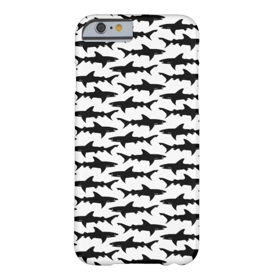 Sharks - Elegant Black and White Shark Pattern Case-Mate iPhone Case ...