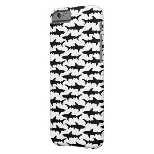 Sharks - Elegant Black and White Shark Pattern Case-Mate iPhone Case ...