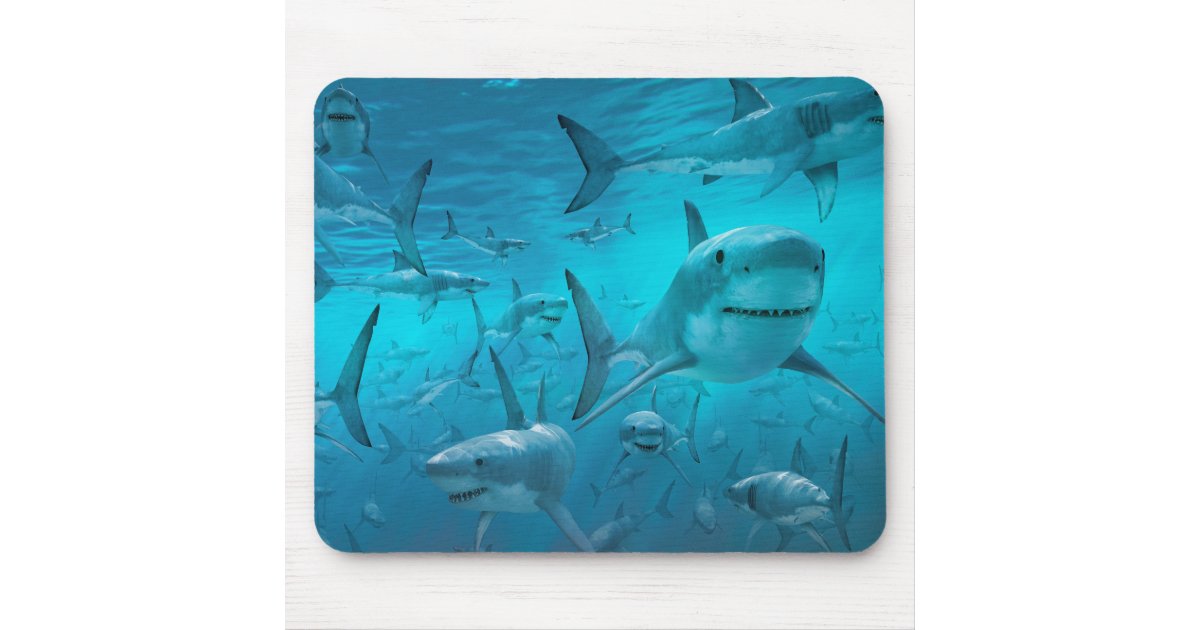 Sharks Mouse Pad | Zazzle