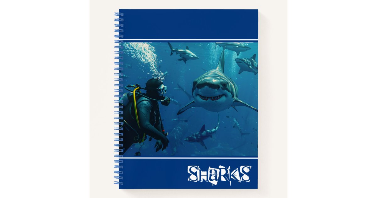 Sharks Notebook | Zazzle