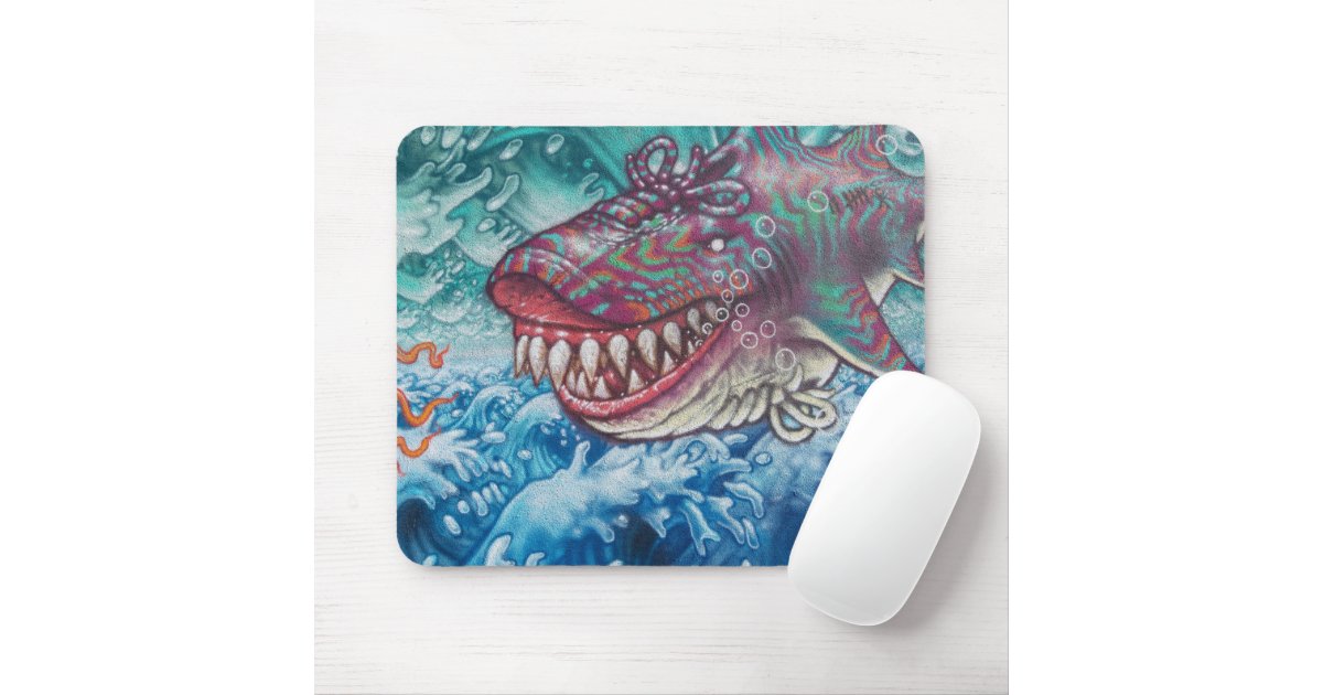 Sharky Mouse Pad | Zazzle