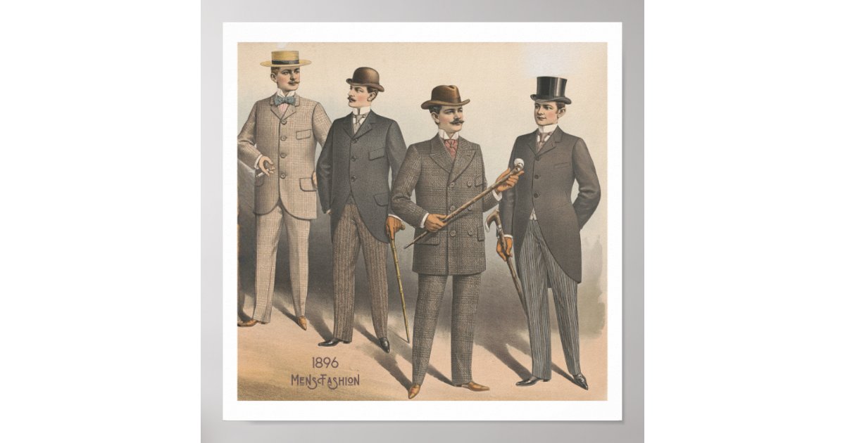 Sharp Men's Fashion Poster | Zazzle