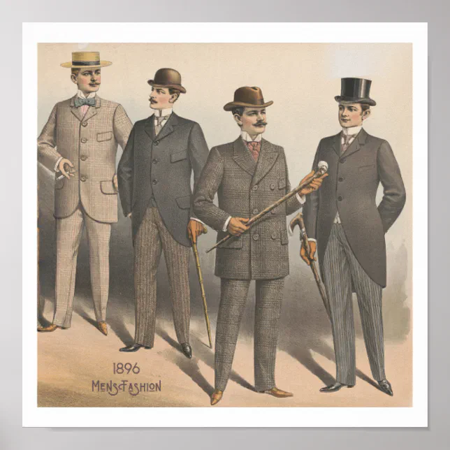 Sharp Men's Fashion Poster | Zazzle