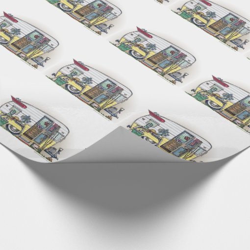 Shasta Camper Trailer RV Wrapping Paper | Zazzle