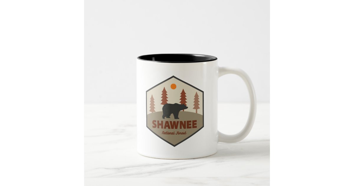 Shawnee National Forest Bear Two-Tone Coffee Mug | Zazzle