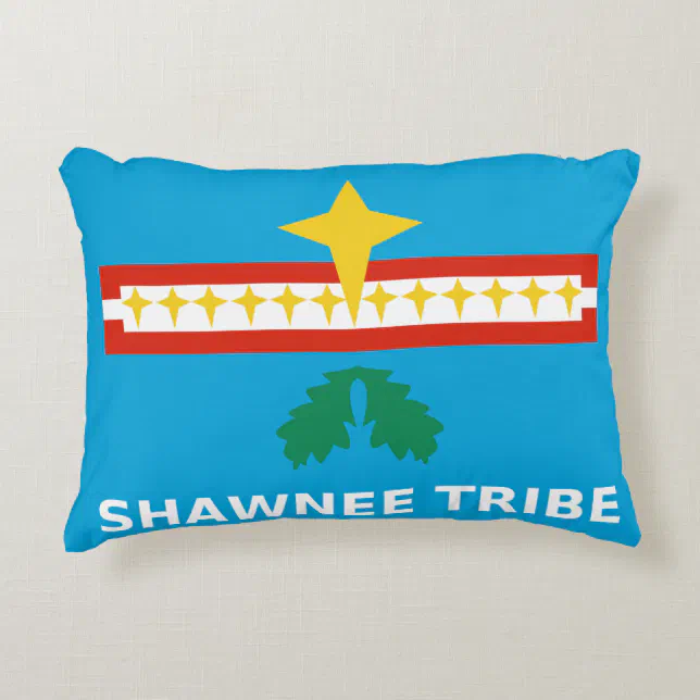 Shawnee Tribe Flag Decorative Pillow | Zazzle