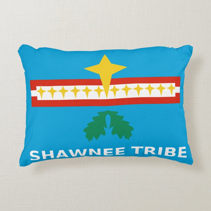 Shawnee Tribe Flag Decorative Pillow | Zazzle