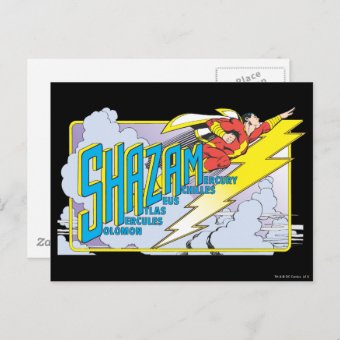 Shazam Acronym 2 Postcard | Zazzle