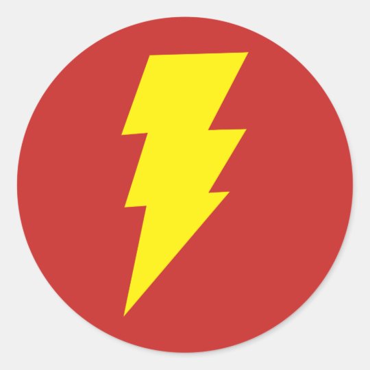 Shazam Classic Round Sticker | Zazzle.com