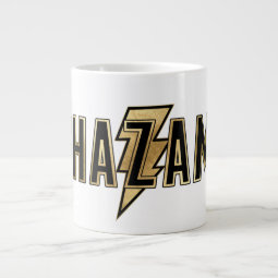 SHAZAM! | Gold Logo Giant Coffee Mug | Zazzle