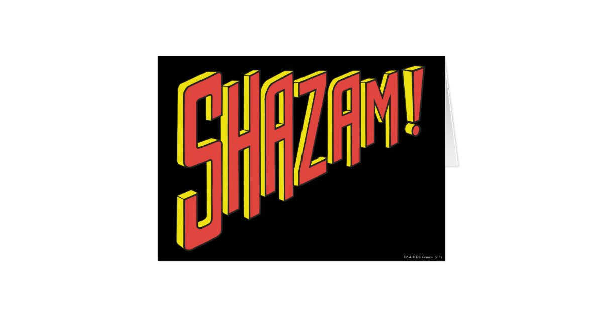 Shazam Logo Red/Yellow | Zazzle