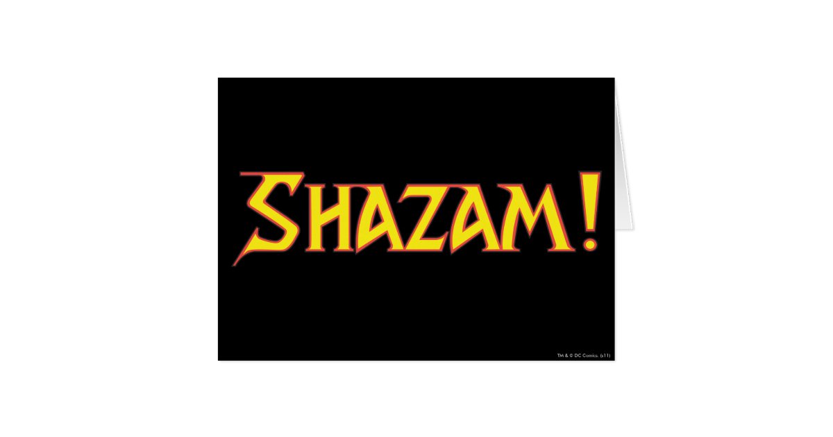 Shazam Logo Yellow/Red | Zazzle
