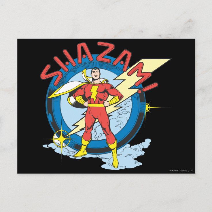 Shazam Postcard | Zazzle