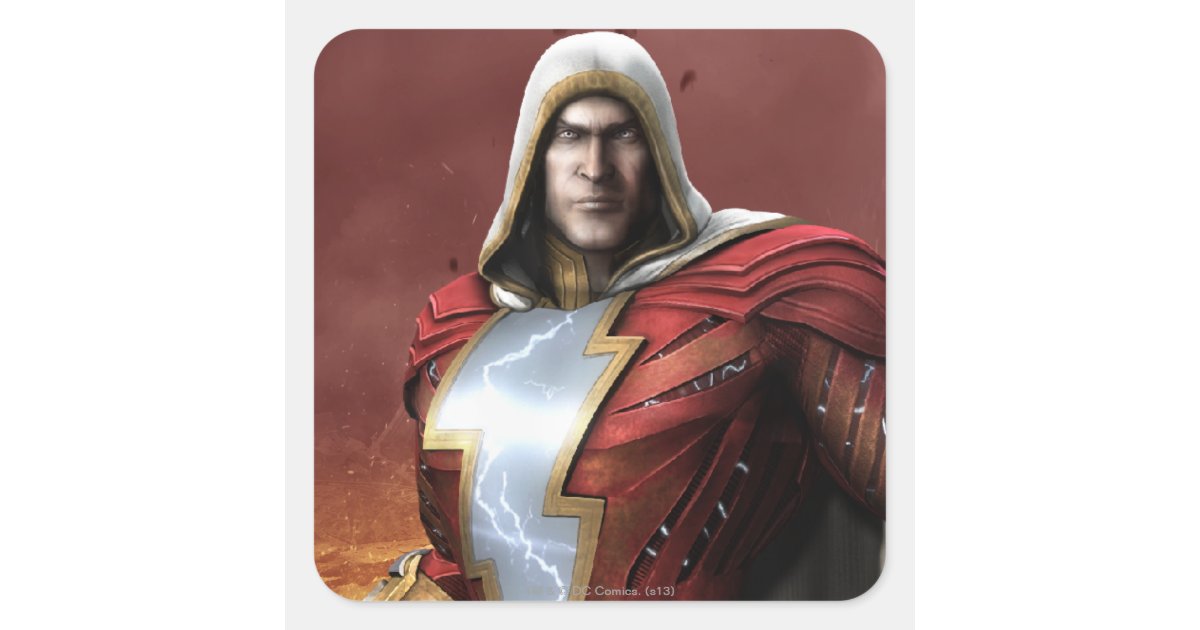 Shazam Square Sticker | Zazzle