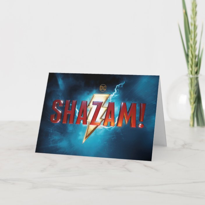 SHAZAM! | Theatrical Logo Card | Zazzle.com