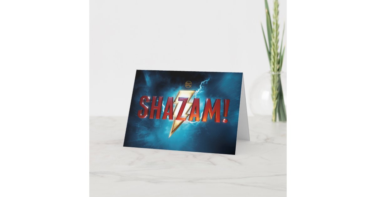 SHAZAM! | Theatrical Logo Card | Zazzle